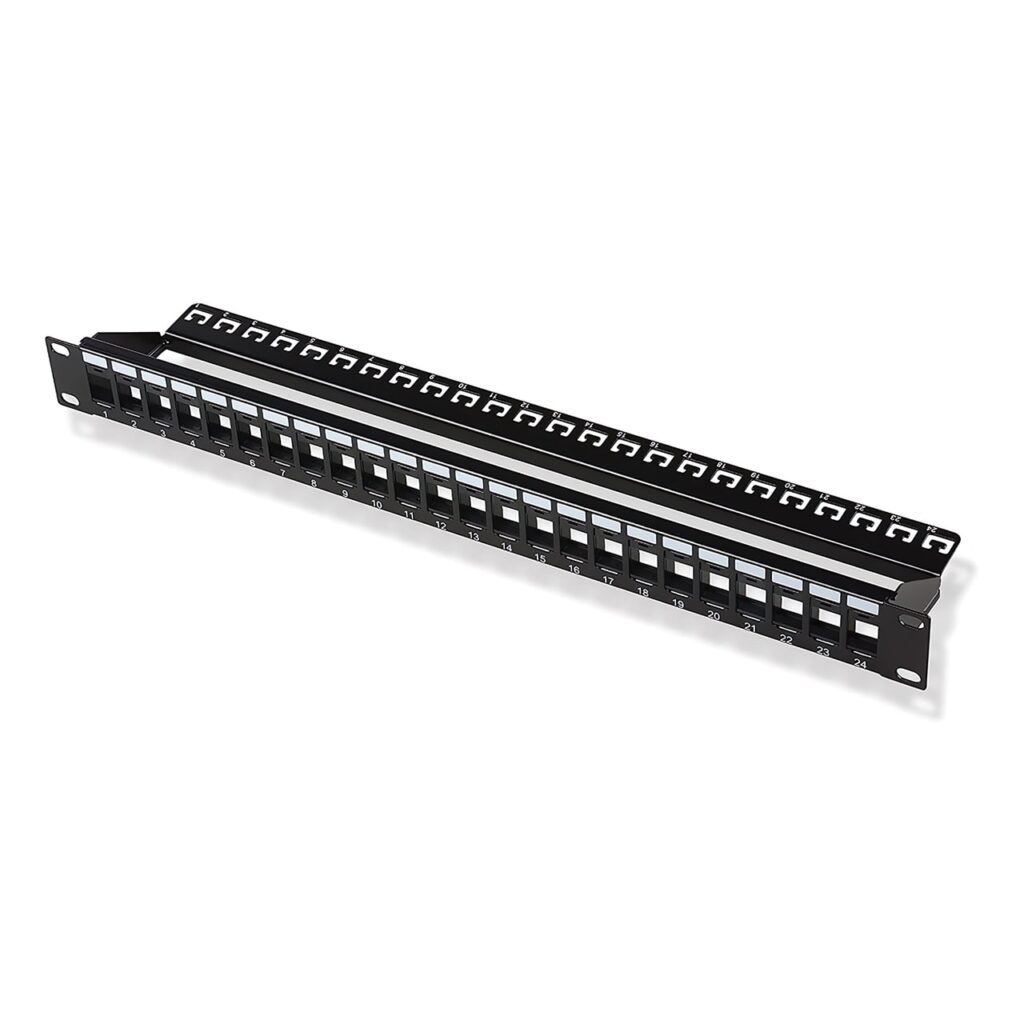 Patch Panel 1U – 24 Port Modular – onefiber.id